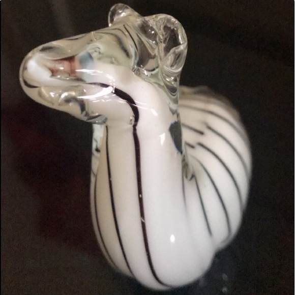 Murano | Accents | Vintage Murano Zebra Paperweight | Poshmark